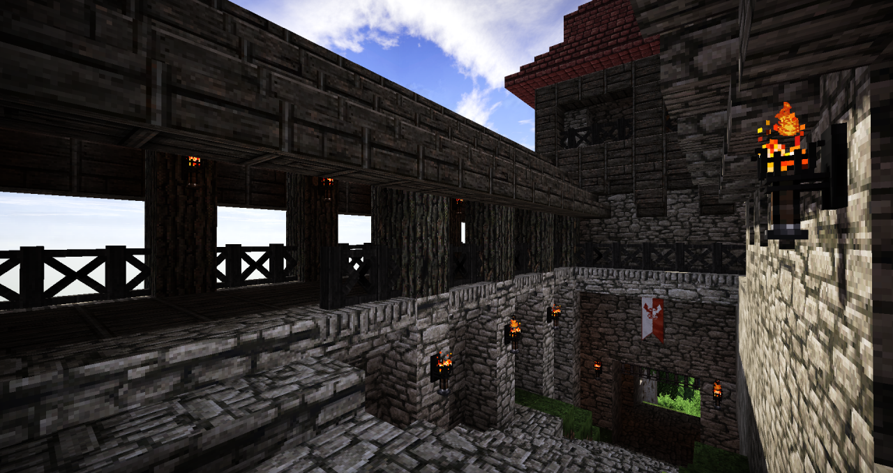 Danazar Fort - Medieval Fort Minecraft Map