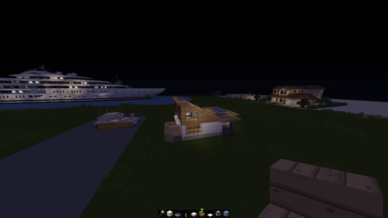 contemporary house Minecraft Map
