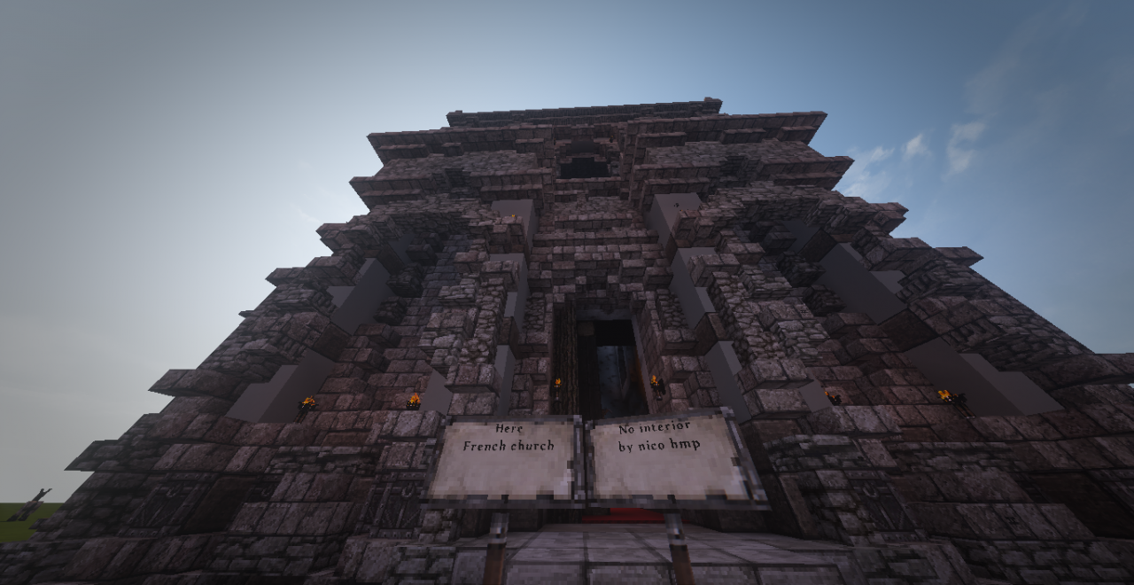 French Church [Creative] by Nico hmp , (No interior) Minecraft Map