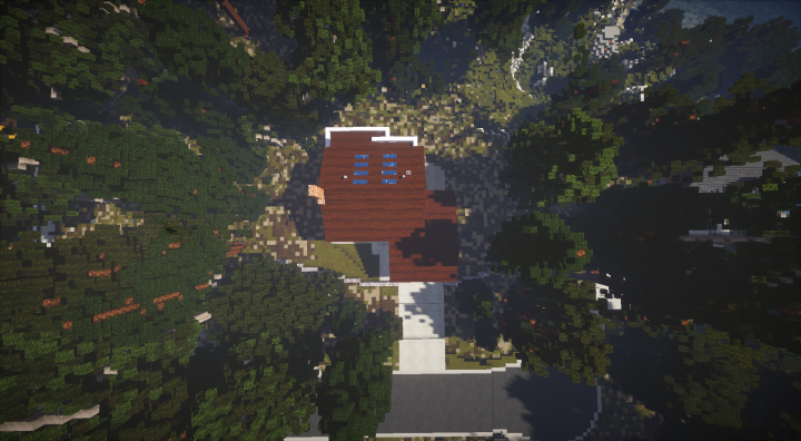 1980's Lake/Mountain House. TRS|Realistic Build Series Minecraft Map