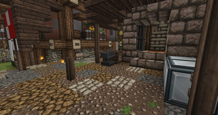 BLACKSMITH SHOP - CHIVALRY REALMS #LenoriaGaming Minecraft Map