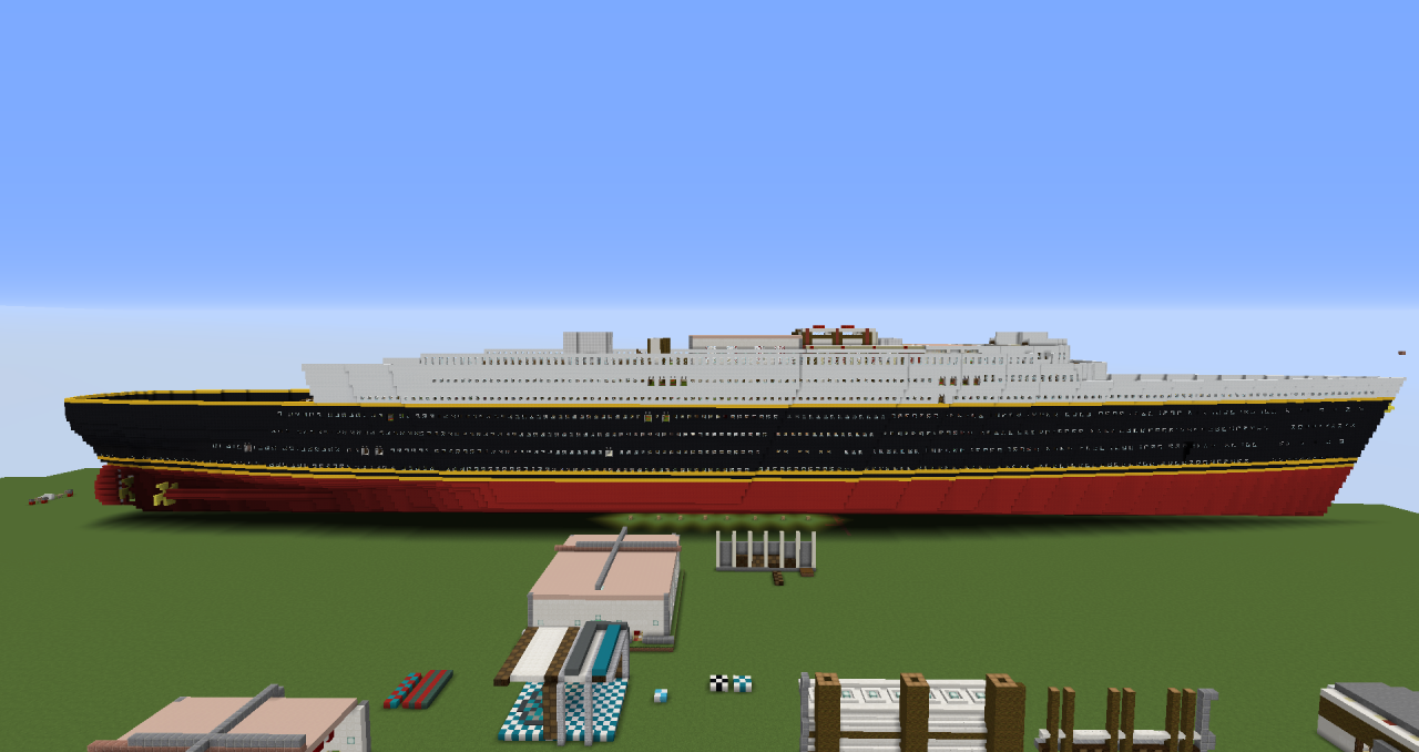 Hull 3: Building An Ocean Liner Minecraft Map
