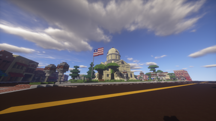 Winterset Iowa, full town Minecraft Map
