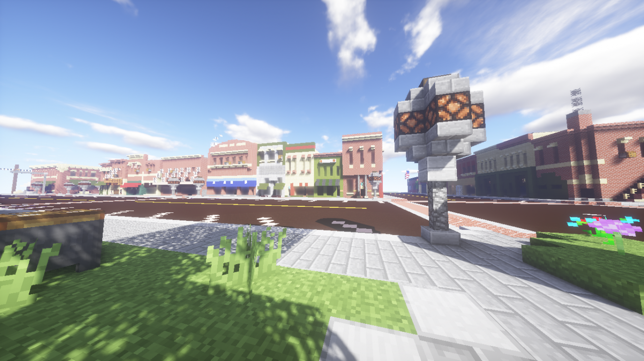 Winterset Iowa, full town Minecraft Map
