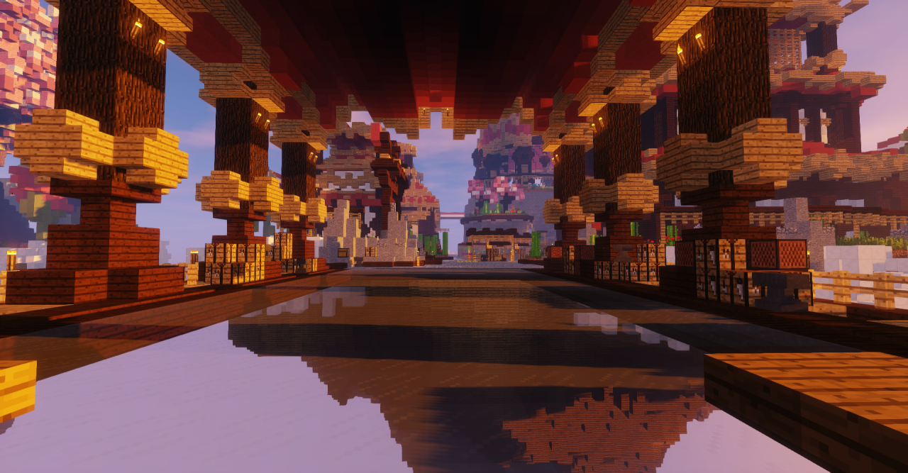 Japan Skyblock Spawn Minecraft Map