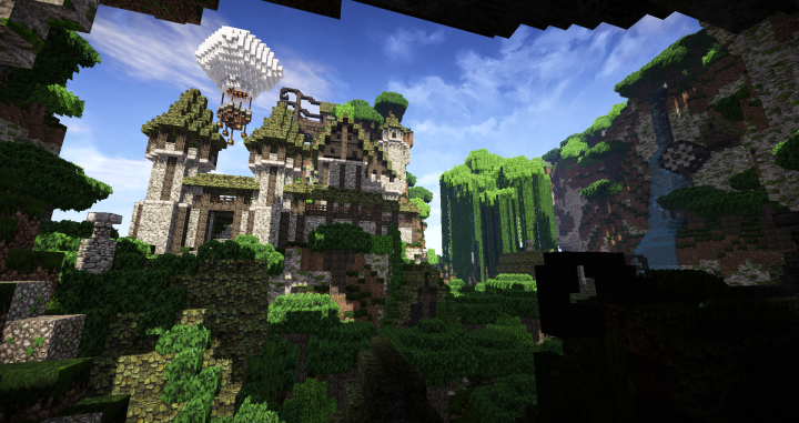 Ĕthelieññ - Elven Castle and Village Minecraft Map