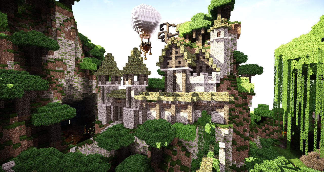 Ĕthelieññ - Elven Castle and Village Minecraft Map