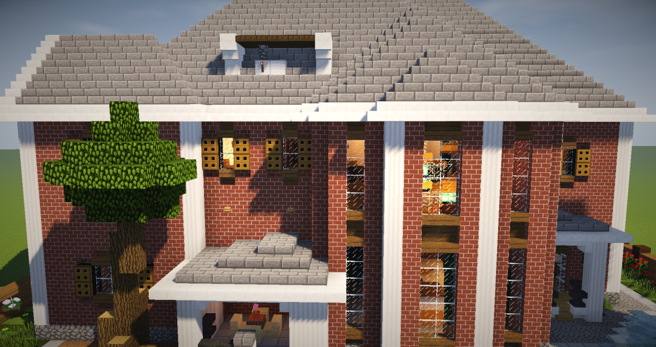 Brick Mansion 3 Minecraft Map
