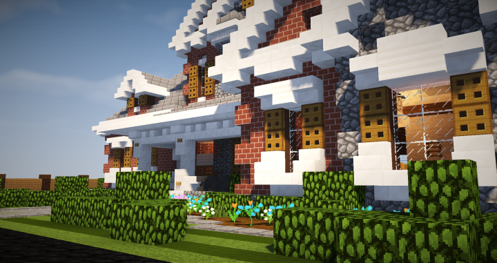 Brick Mansion 3 Minecraft Map