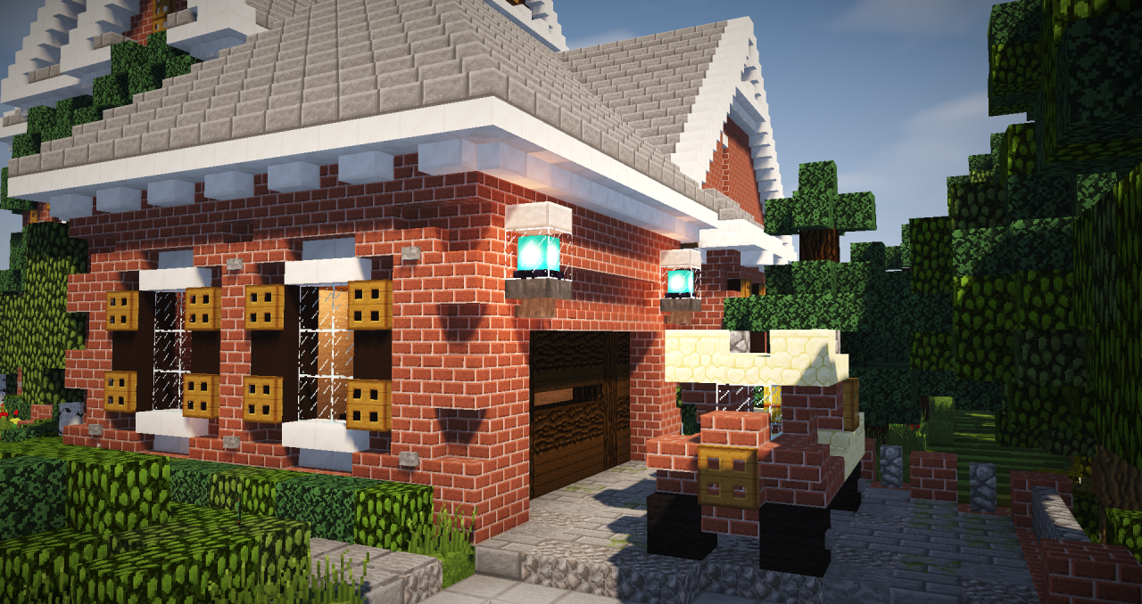 Brick Mansion 4 Minecraft Map