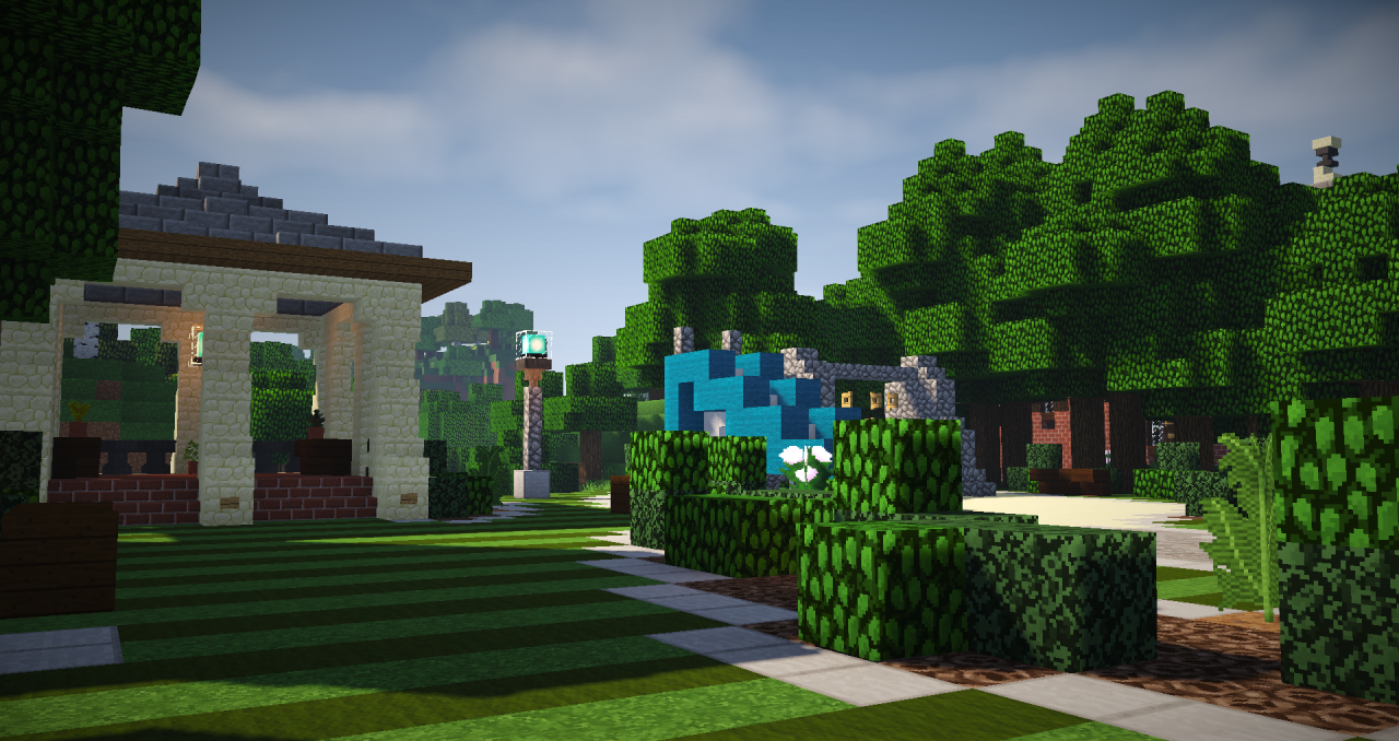 Riverside Park + Pavilion Minecraft Map