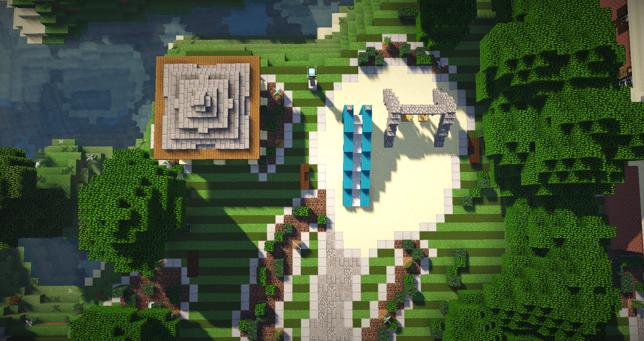 Riverside Park + Pavilion Minecraft Map