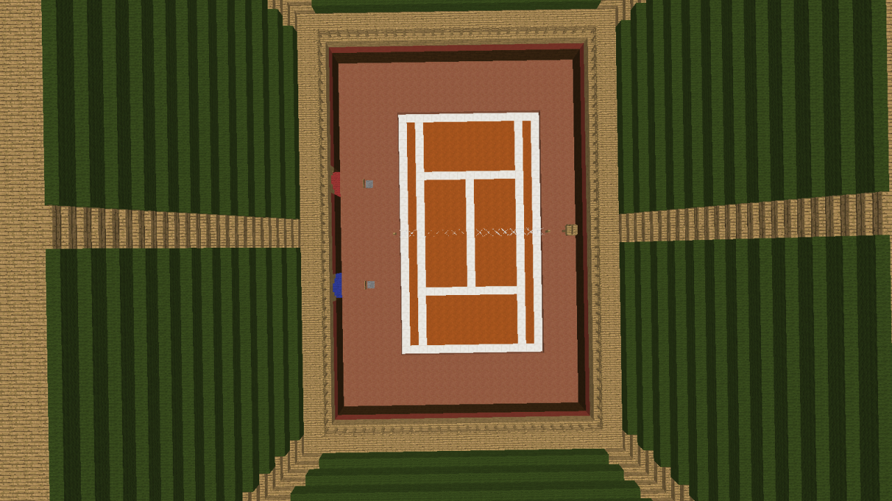 Working Tennis Game Minecraft Map