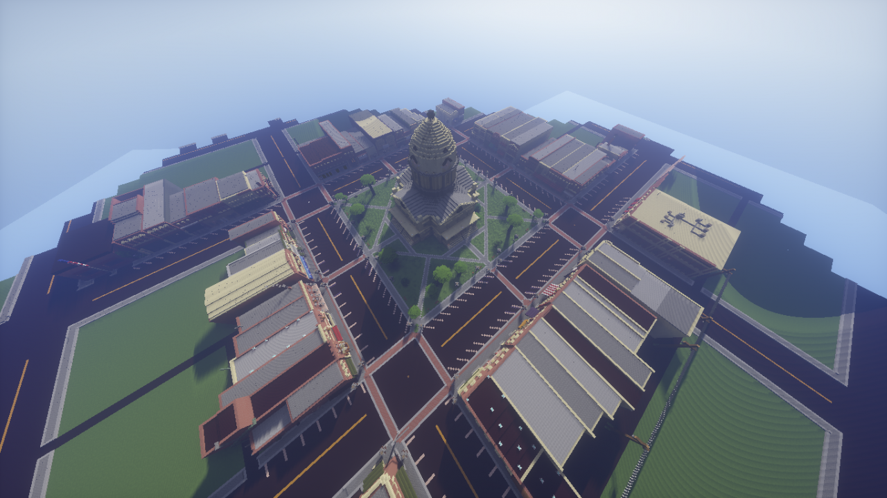 Winterset Iowa, full town Minecraft Map