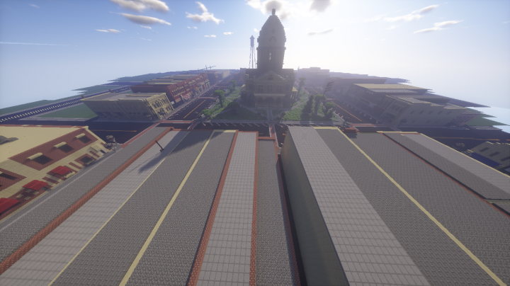 Winterset Iowa, full town Minecraft Map