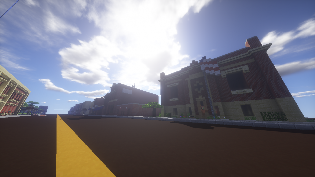 Winterset Iowa, full town Minecraft Map