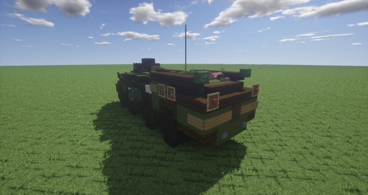 Modern Warfare BTR-80 | Amphibious Armored Personnel Carrier Minecraft Map