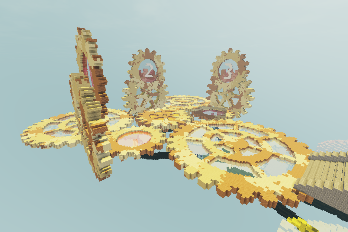 Clock with Gear Wheels Minecraft Map