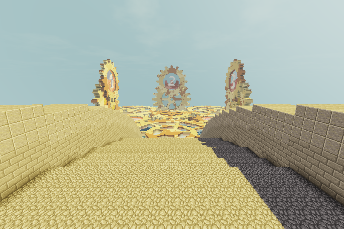 Clock with Gear Wheels Minecraft Map