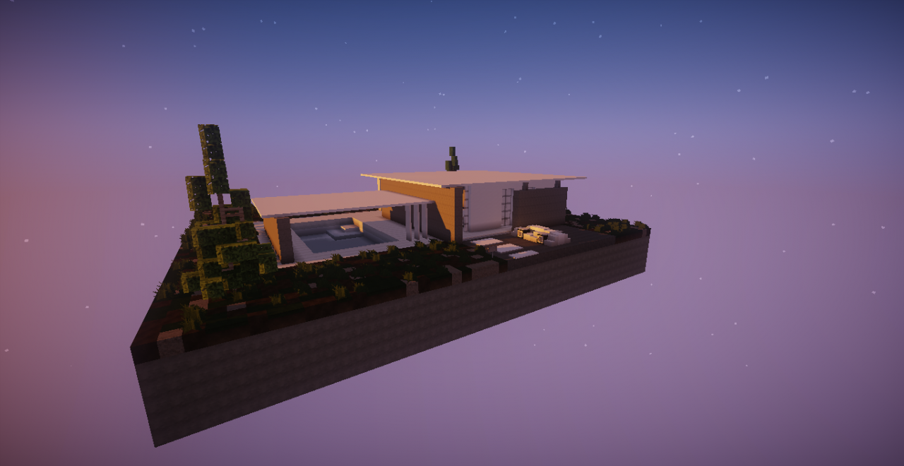 Modern House Minimalist Minecraft Map