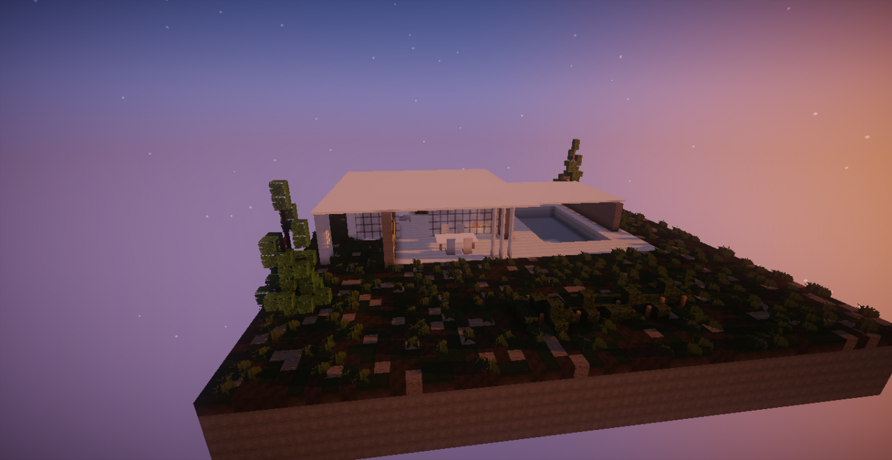 Modern House Minimalist Minecraft Map