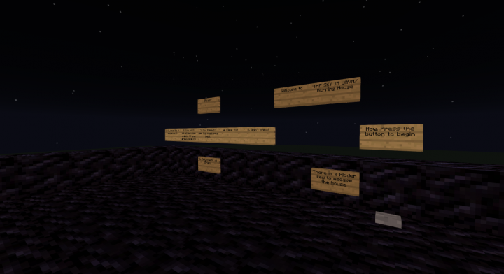 THE SKY IS LAVA Minecraft Map