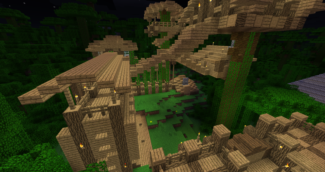 Jungle Village Minecraft Map