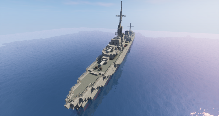 German Destroyer Z28 Minecraft Map