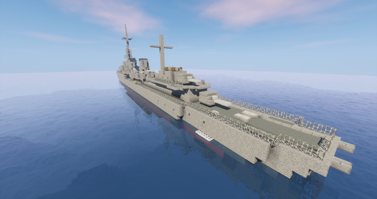 German Destroyer Z28 Minecraft Map
