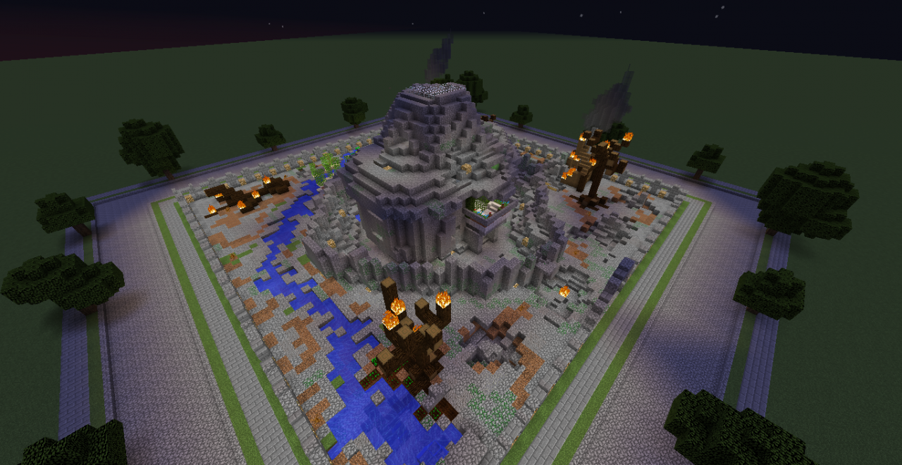 A Home Made Inside Of a Crashed Meteorite | Behind the Picket Fence ...