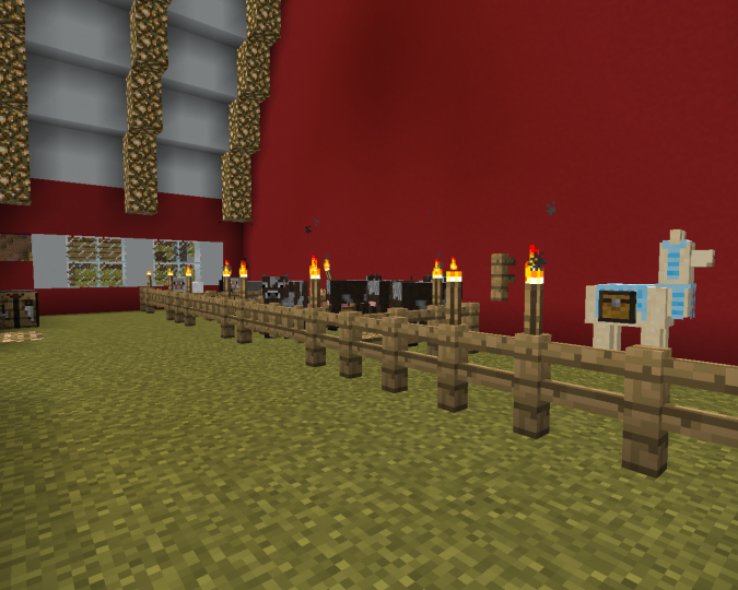 Acacia mountain hills House+Barn Minecraft Map