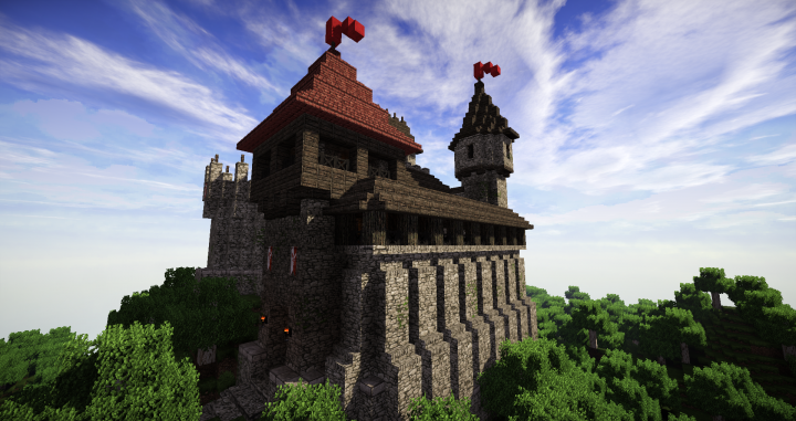 Danazar Fort - Medieval Fort Minecraft Map