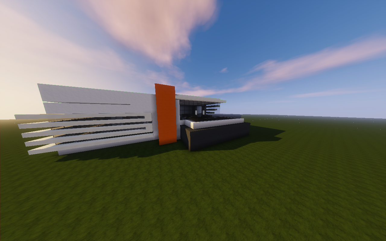 Modern House (Flows HD &1.12+) Minecraft Map