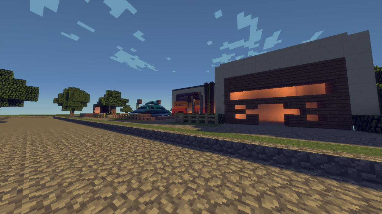 "Behind the Picket Fence" - Solo Project Contest :ModernHouse Minecraft Map