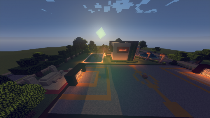 "Behind the Picket Fence" - Solo Project Contest :ModernHouse Minecraft Map