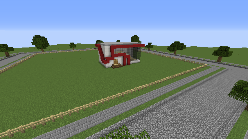 Elemental Behind picket fence Minecraft Project