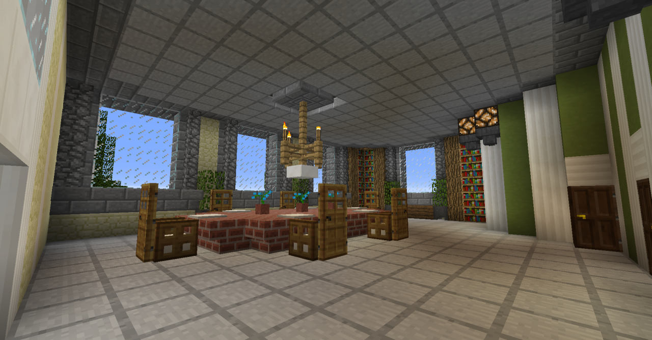 The President's Mansion | Behind The Picket Fence Project Minecraft Map