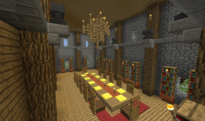 Medieval mansion | Behind the picket fence Minecraft Map