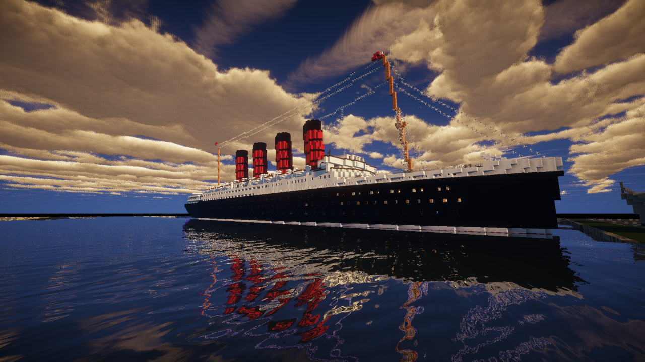 The RMS Lusitania Minecraft Map