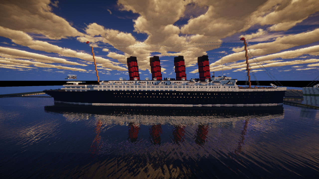 The RMS Lusitania Minecraft Map