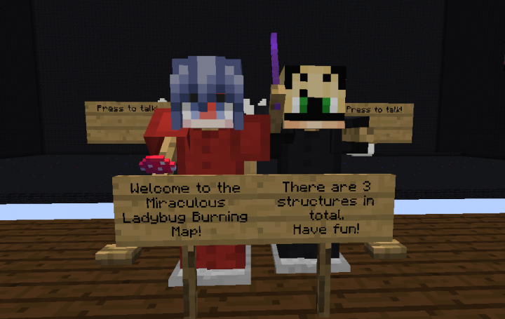 Miraculous Ladybug Burning Map | Map for PopularMMOs Minecraft Map