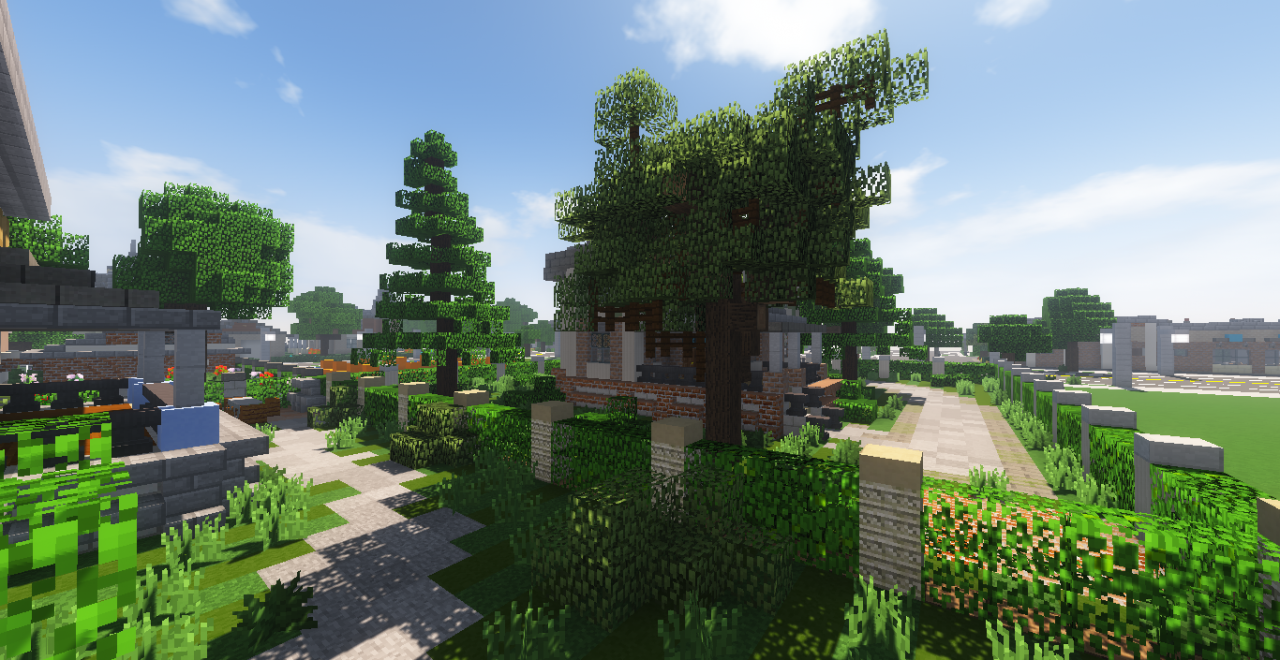 luxury Victorian mansion in Whitestone - Greenfield Minecraft Map