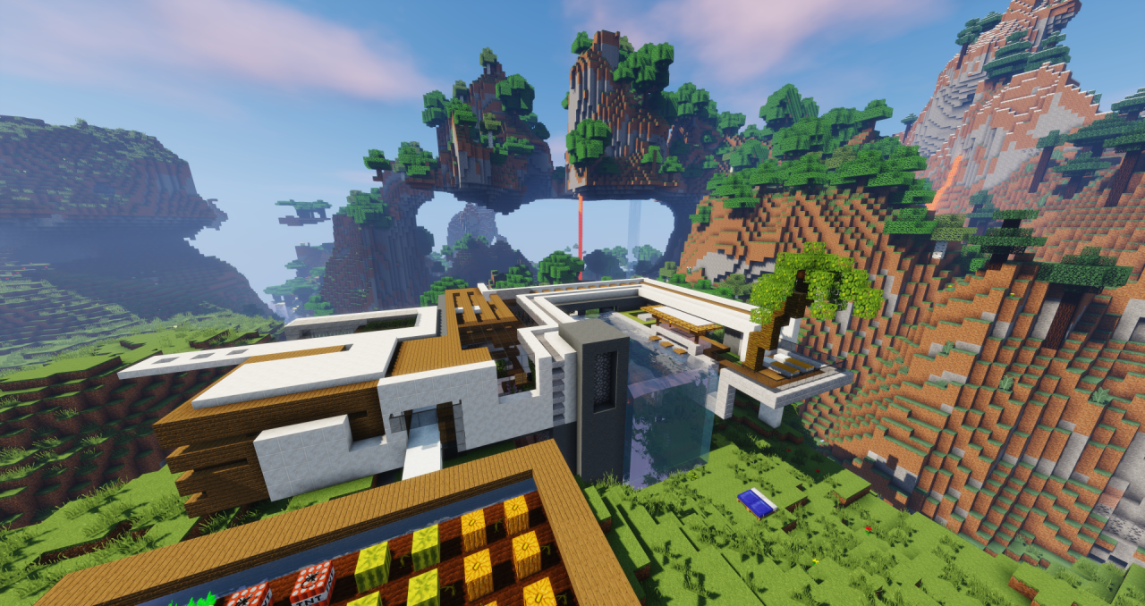 Modern Cosy house Minecraft Map