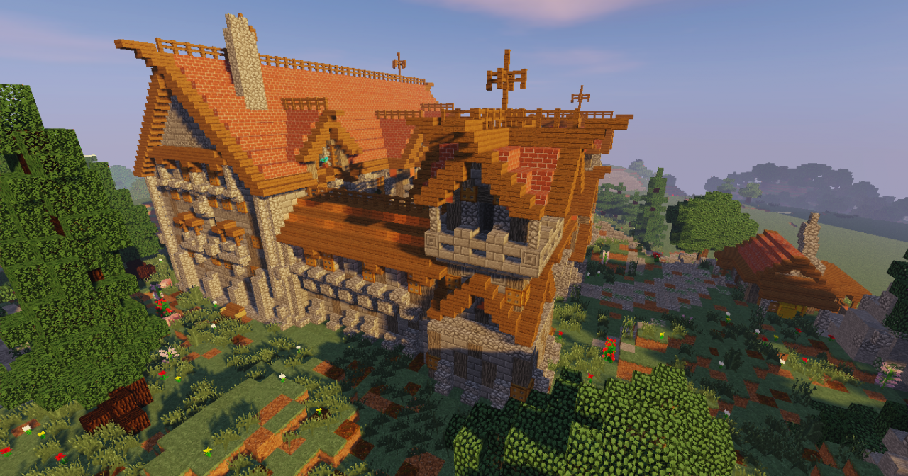 Small Medievam Manor Minecraft Map