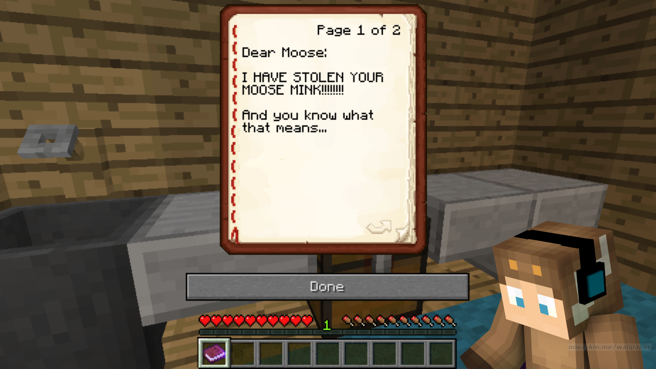 The Hunt for Moose Milk Minecraft Map