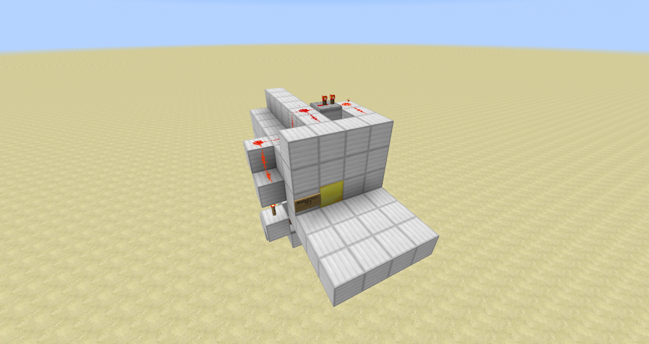 HIDDEN DOOR REDSTONE TORCH (+DOWNLOAD) Minecraft Map