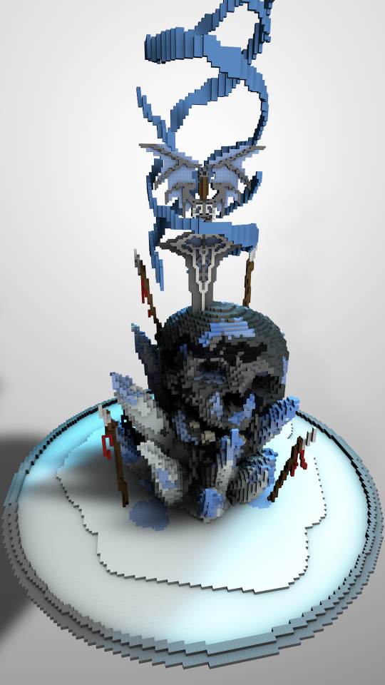 Ice Skull Minecraft Map