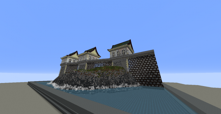 Defensive seawall vignette. Minecraft Map