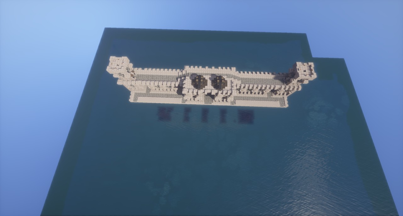 White Steampunk Walls Minecraft Map