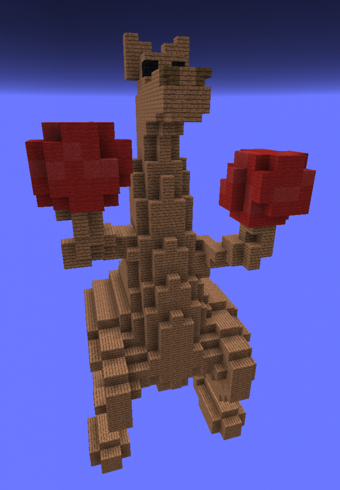 Burning Map "Patriot Animals" edition. Minecraft Map